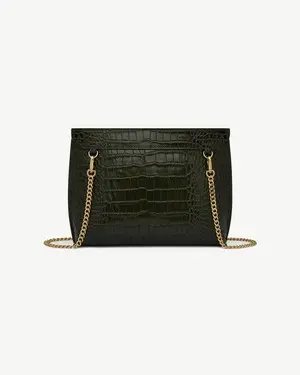 Strathberry Stylist Crossbody Leather Clutch - Green