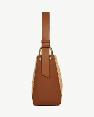 Strathberry Lana Midi Bucket Bag - Neutral