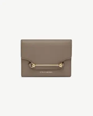 Strathberry Multrees Trifold Wallet - Grey