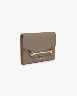 Strathberry Multrees Trifold Wallet - Grey