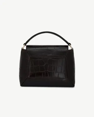 Strathberry Mosaic Top Handle Bag - Brown