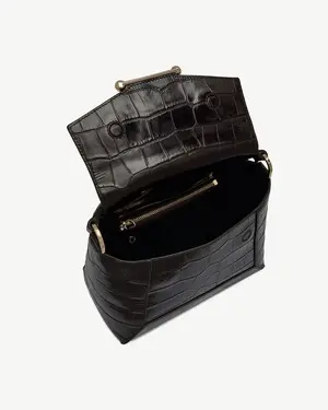 Strathberry Mosaic Top Handle Bag - Brown