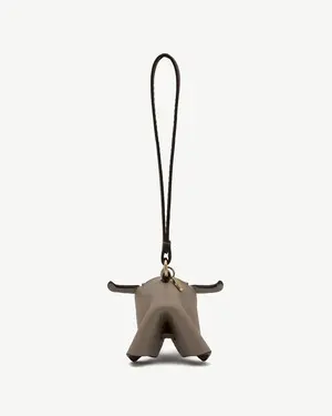 Strathberry Animal Bag Charm - Grey