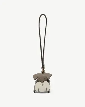 Strathberry Animal Bag Charm - Neutral/grey