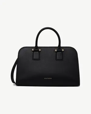Strathberry Georgia Midi Tote Bag - Black