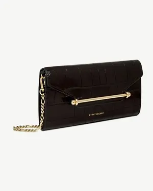 Strathberry Multrees Chain Wallet - Brown