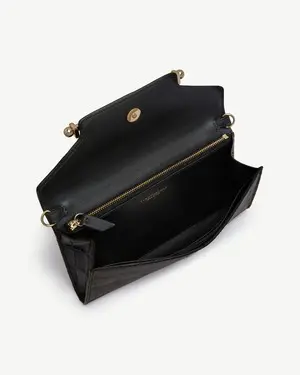 Strathberry Multrees Chain Wallet - Brown