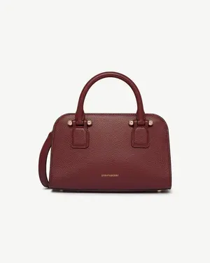 Strathberry Georgia Mini Tote Bag - Red