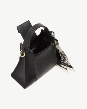 Strathberry Arkshell Top Handle Handbag - Black