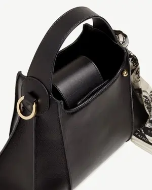 Strathberry Arkshell Top Handle Handbag - Black