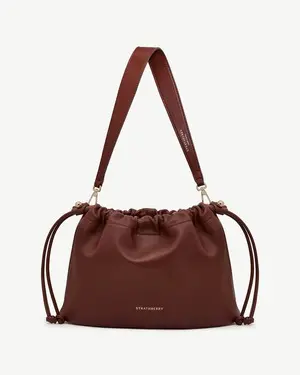 Strathberry Charlotte Midi Drawstring Bag - Brown