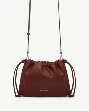 Strathberry Charlotte Midi Drawstring Bag - Brown