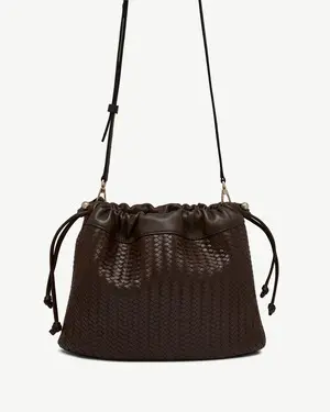 Strathberry Drawstring Bag - Brown