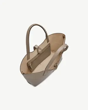 Strathberry Kite Tote Midi - Grey