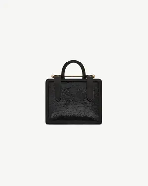 Strathberry Nano Tote Top Handle Bag - Black
