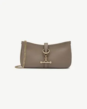 Strathberry Kite On A Chain Shoulder Bag - Grey
