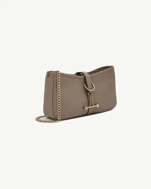 Strathberry Kite On A Chain Shoulder Bag - Grey