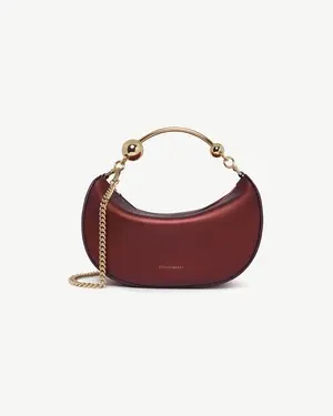 Strathberry Crescent Moon Mini Bag - Red