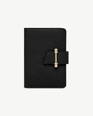 Strathberry Multrees Passport Holder - Black