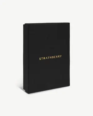 Strathberry Multrees Passport Holder - Black