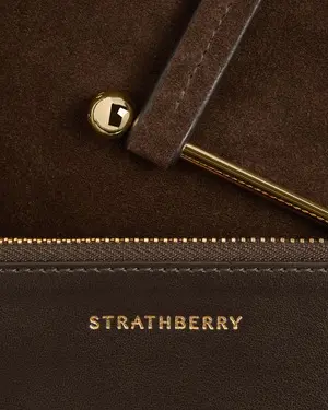 Strathberry Melody Tote Bag - Brown