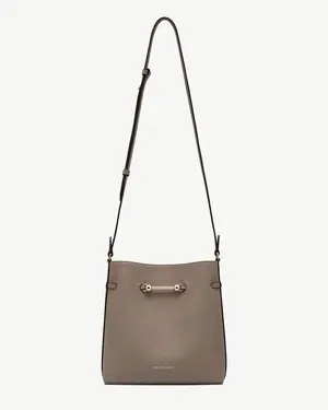 Strathberry Corda Bucket Bag - Grey