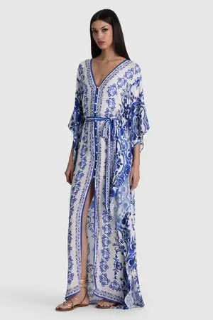 Alice + Olivia Marva Belted Kaftan