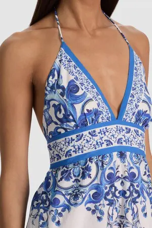 Alice + Olivia Karolina Tiered Maxi Dress