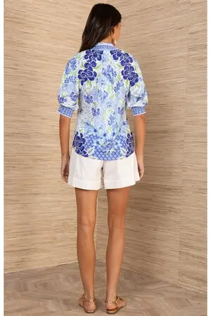 Hale Bob Carmel Jersey Top - Blue