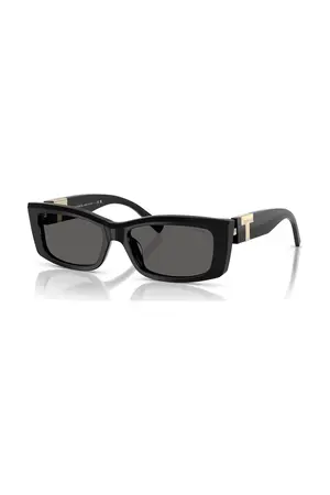 TIFFANY SUNGLASS HUT Tiffany & Co. Rectangular Sunglasses - Black