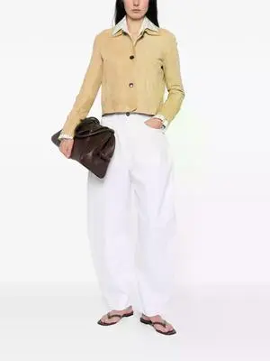 ARMA Button Suede Jacket