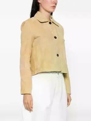 ARMA Button Suede Jacket