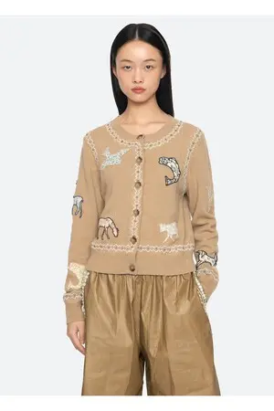 Sea Relaxed Cardigans For Women