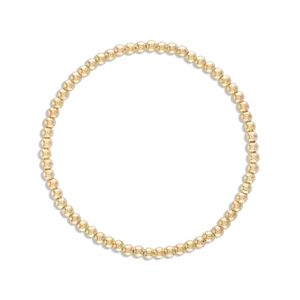 Alexa Leigh Gold Filled Beaded Stretch Bracelet - 3mm