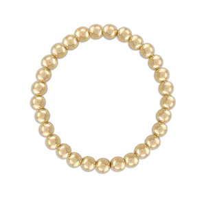 Alexa Leigh Gold Filled Beaded Stretch Bracelet - 6mm