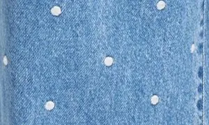 DAZE The Wanderer Polka Dot High Waist Wide Leg Jeans