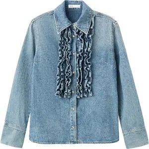 Mango Ruffle Shirts For Women