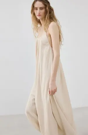 Mango Sleeveless Cotton Nightgown