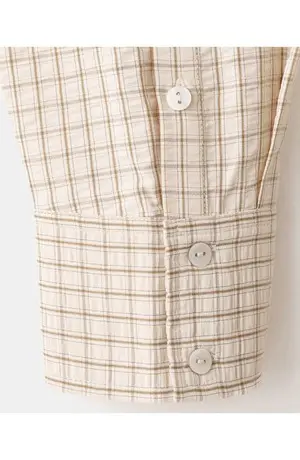 Mango Checked Cotton-blend Shirt