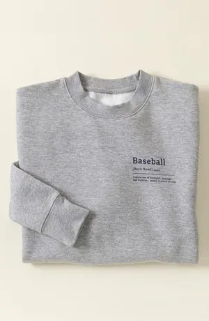 UNCOMMON GOODS The Definition Of Baseball Sweatshirt