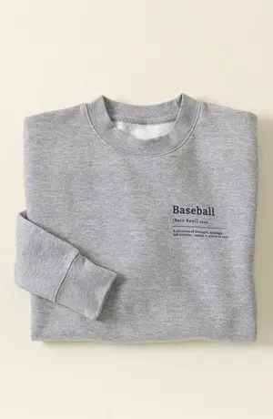 UNCOMMON GOODS The Definition Of Baseball Sweatshirt