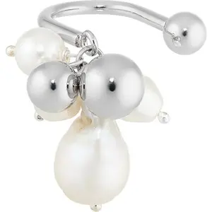 JUSTINE CLENQUET Mickey Open Ring - Palladium
