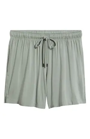 Daniel Buchler Stretch Modal & Silk Sleep Shorts - Sage