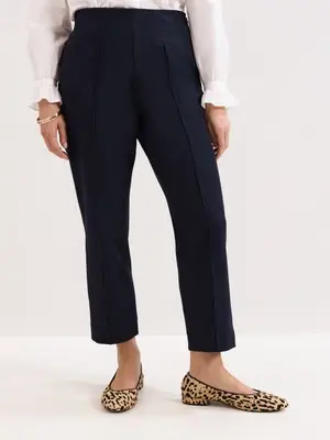 PHASE EIGHT Miah High Rise Cropped Trousers - Navy
