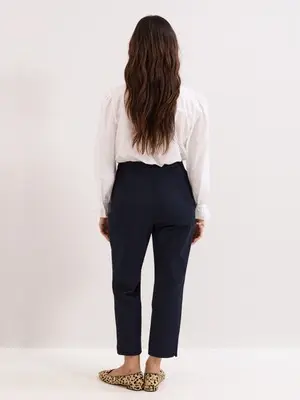 PHASE EIGHT Miah High Rise Cropped Trousers - Navy