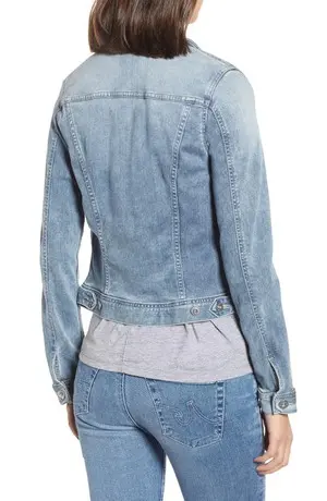 Ag Robyn Slim Fit Denim Jacket - Streamside