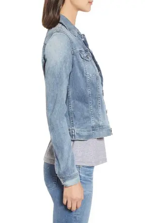 Ag Robyn Slim Fit Denim Jacket - Streamside