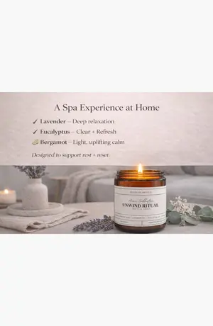 BROOKLYN NEUTRAL Unwind Ritual: Lavender Non-toxic Luxury Candle