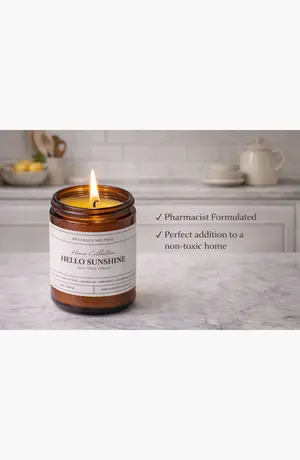 BROOKLYN NEUTRAL Hello Sunshine Citrus Luxury Non-toxic Candle