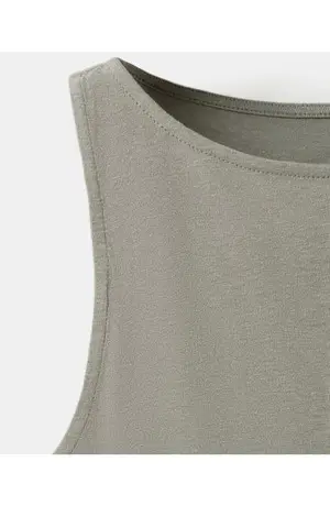 Mango Sleeveless Button-front Tank Top
